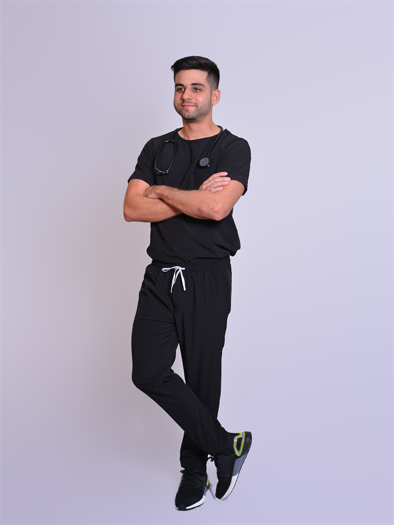 Scrub Tech masculino preto - ScrubUp